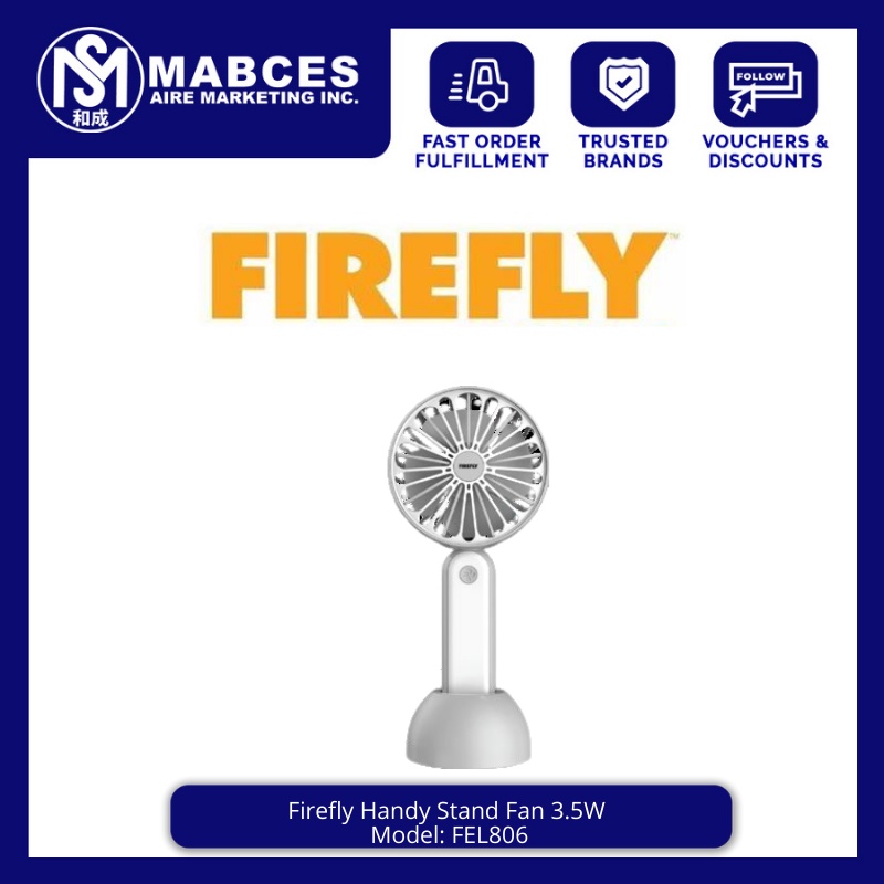 Firefly Hand Handy Stand Fan 3.5w FEL806 | Shopee Philippines