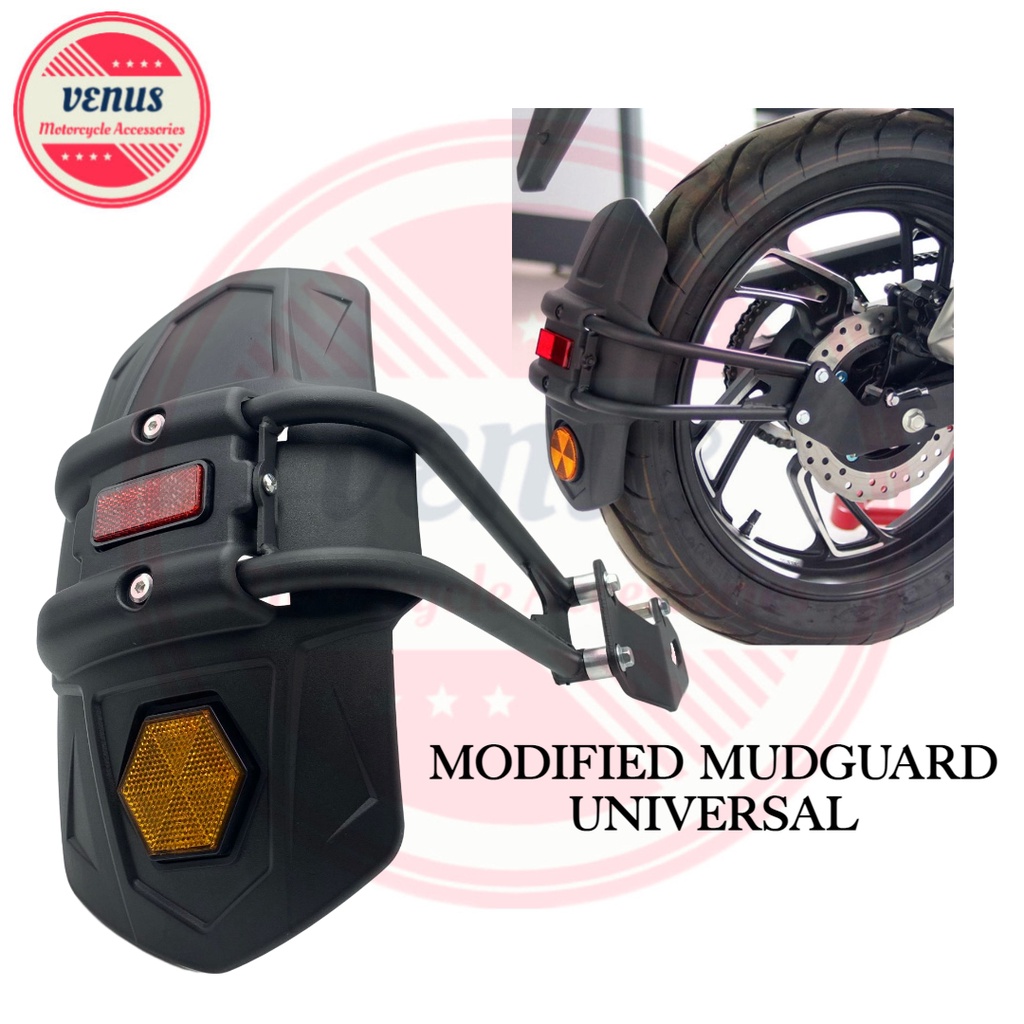 Motorcycle Modified Mudguard Rear Fender Tire hugger Universal with ...