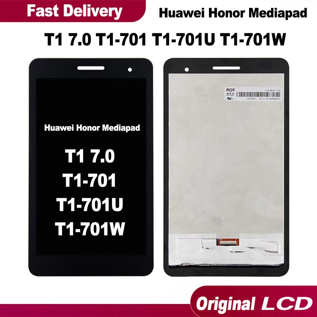 Huawei Honor MediaPad T1 7.0 T1-701W T1-701 T1-701UA T1-701G T1-701U Original LCD Touch Screen ...