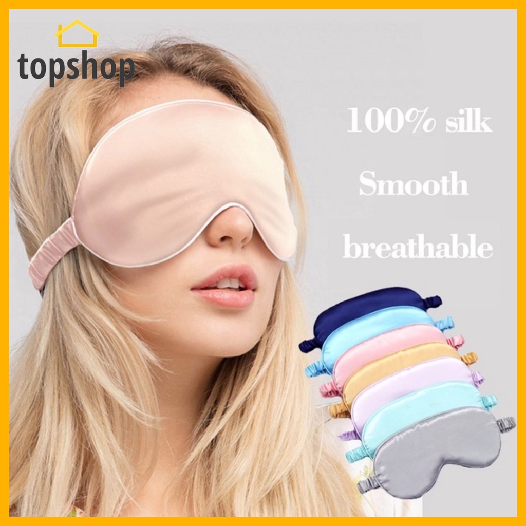 TOPSHOP 3D Silk Soft Eye Sleep Mask Eyeshade Cover Patch Soft Portable ...