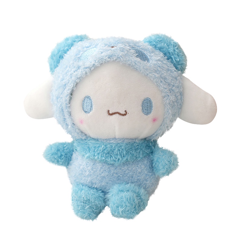 Kawaii Sanrio Plush Anime Hello Kittys Beauty Cos Brown Bear Soft ...