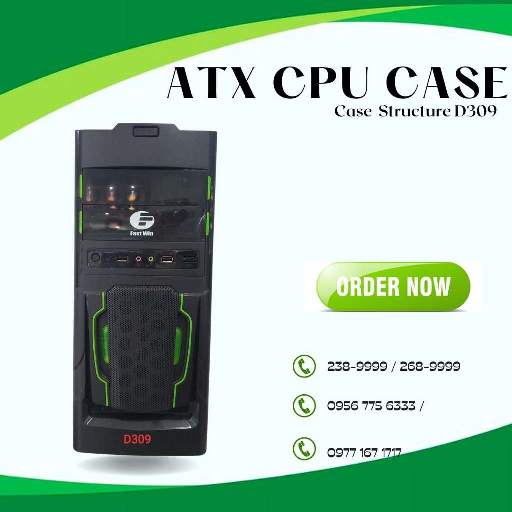 ATX Tower Casing MATX Gaming Case Budget Gaming Acrylic Case D309 ...