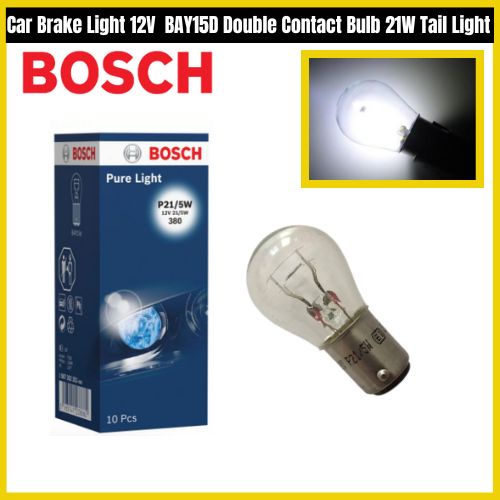 1PCS BOSCH 12V 21/5W BULB DOUBLE CONTACT Tail Light and Brake (BIG) P21 ...