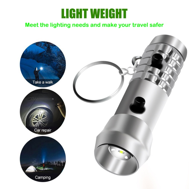 Mini Keychain Torch with UV Light and LED - Compact and Durable ...