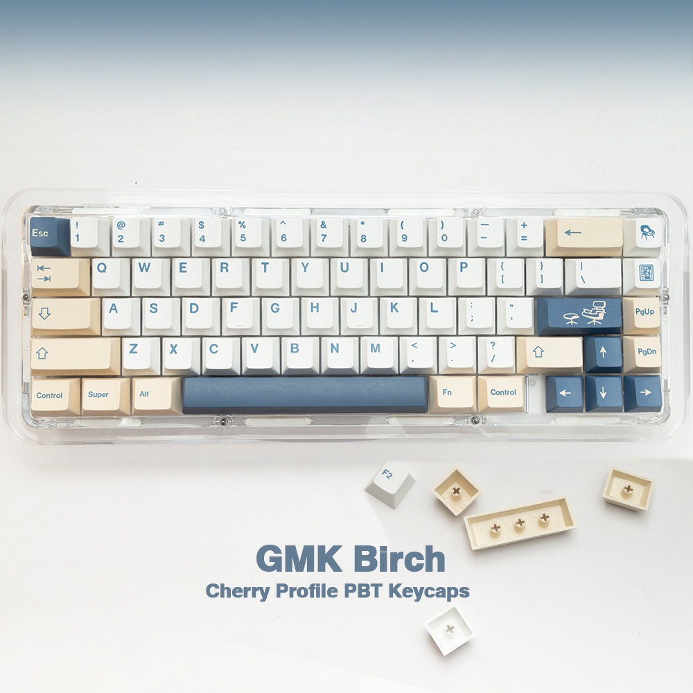 GMK Birch Keycap Set Cherry Profile 143Keys PBT Compatibleor Gateron MX ...