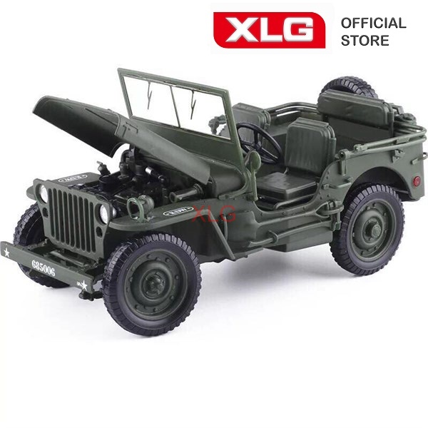 Army Chariot Hummer USA military Jeep model scale 1:18 XLG | Shopee ...