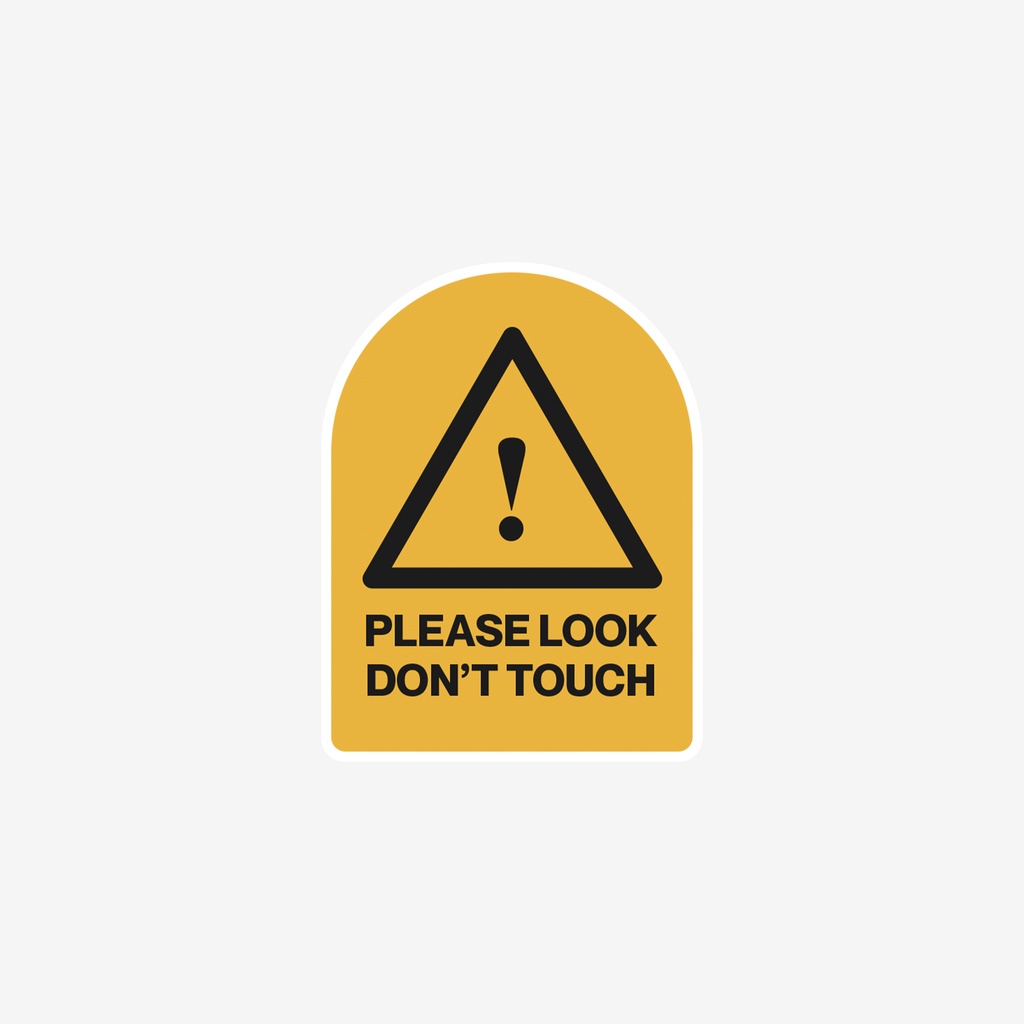 Please Don't Touch | Collectibles by Art+ February Sticker Collection ...
