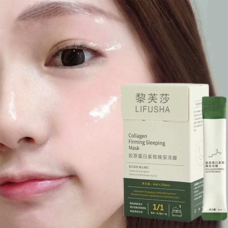 LIFUSHA 20Pcs / 1PC Collagen Gelly Sleep Face Mask Firm Skin ...