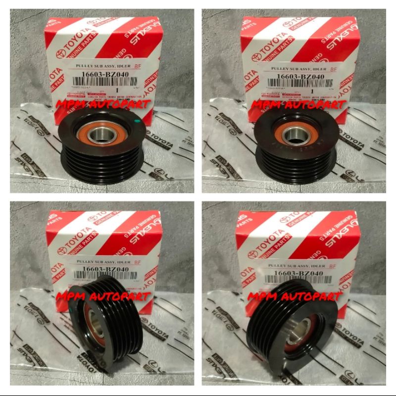 Pulley pulley pulley idler idle bearing tensioner fan belt top all new ...