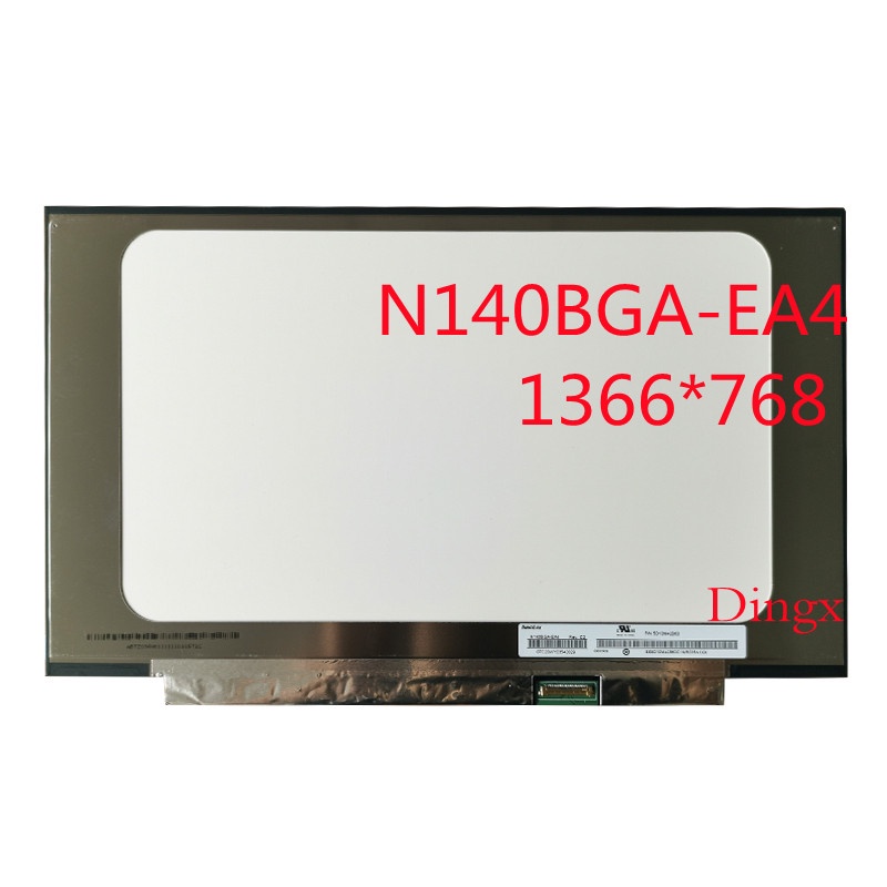 N140BGA-EA4 Rev.C2 NT140WHM-N34 NT140WHM-N44 B140XTN07.2/7.3 LCD Screen ...
