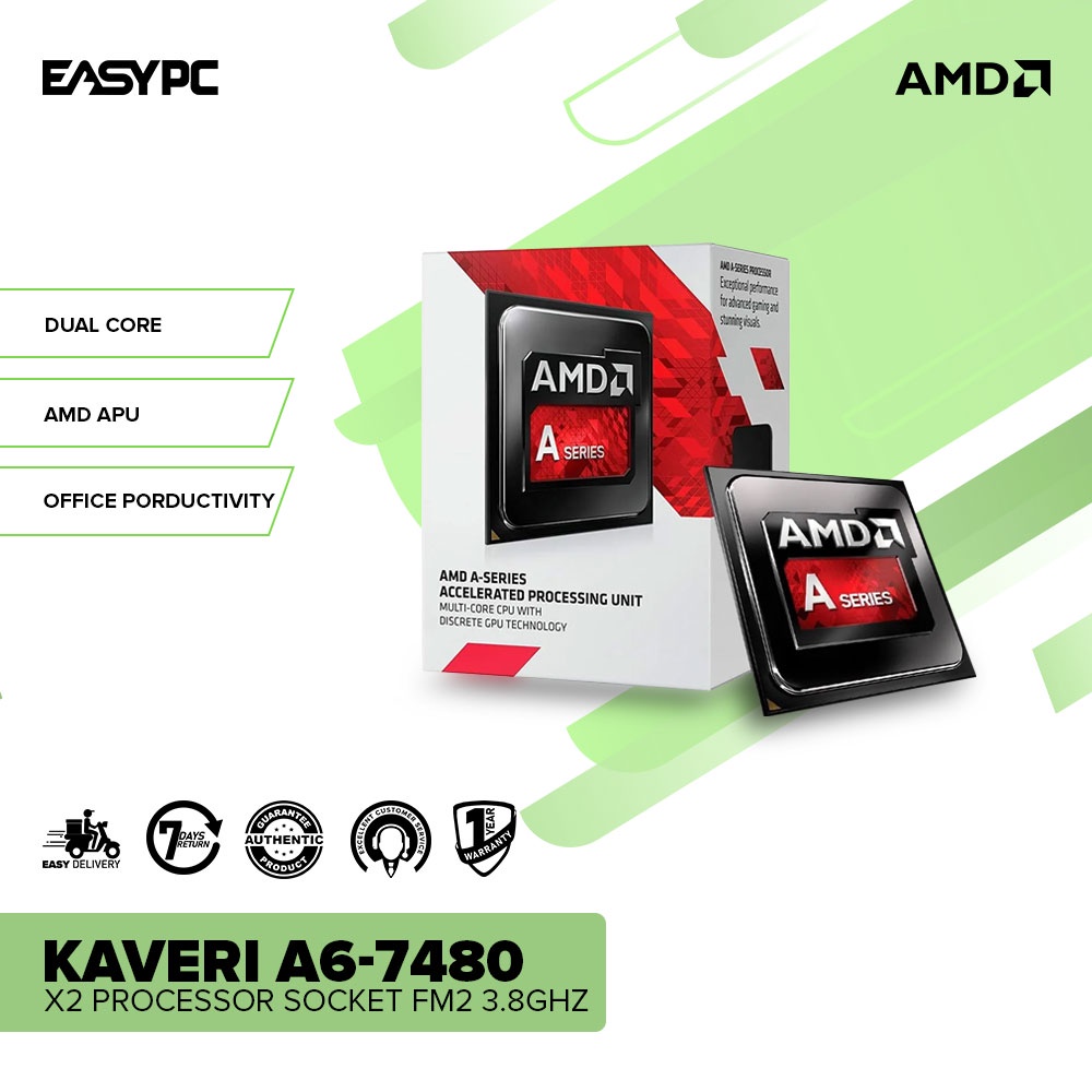 EasyPC | Amd Kaveri A6-7480 x2 Socket Fm2 3.8ghz Processor | Shopee Philippines