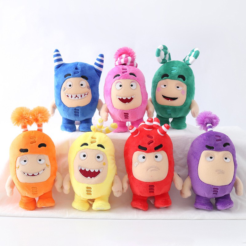 18cm Oddbods Cuddly Toy Newt Bubbles Pogo Zee Jeff Fuse Slick Plush ...
