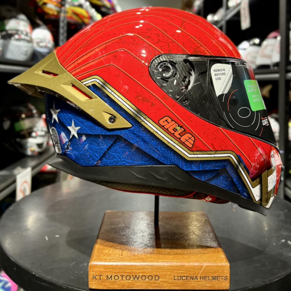 Gille Helmet Falcon DC Collection Full Face Dual Visor w/ Free Extra ...