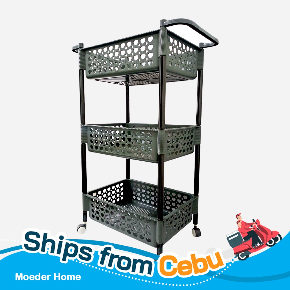 3 Layer Rack with Wheels For Storing and Organizing (003 Multipurpose ...