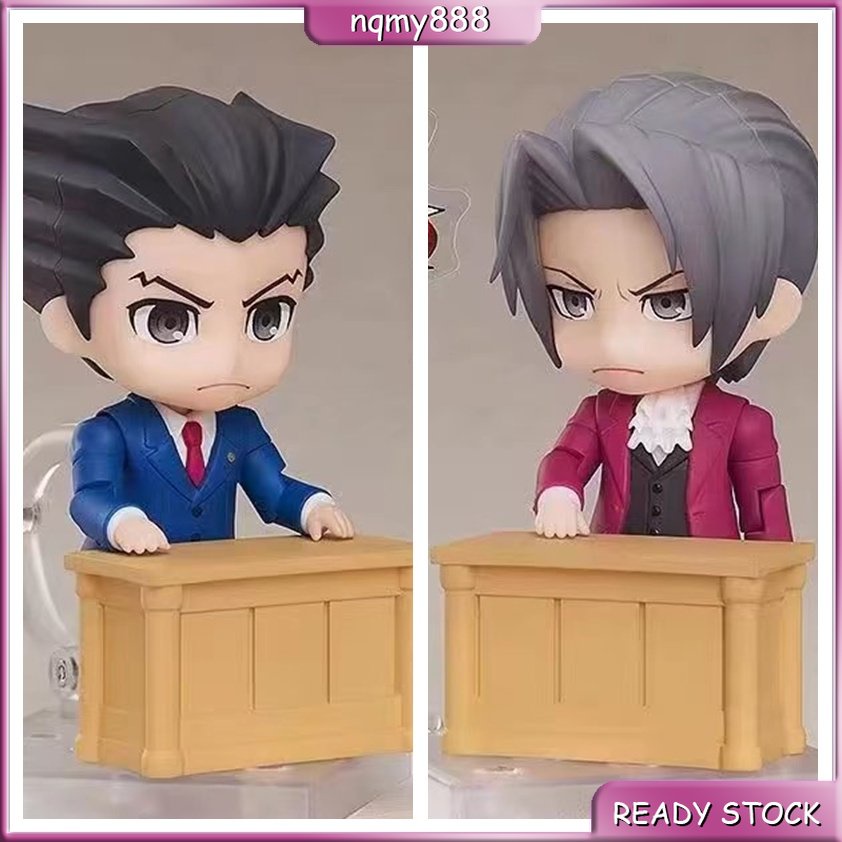 Ace Attorney Phoenix Wright Miles Edgeworth Interchangeable Head Model ...