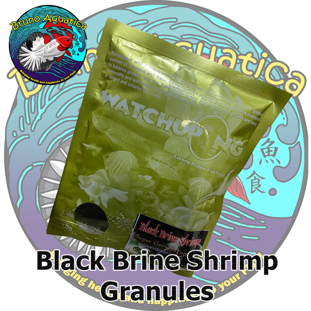 Watchupong - BBS Granules (Black) - 40g for Guppies | Betta Fish ...