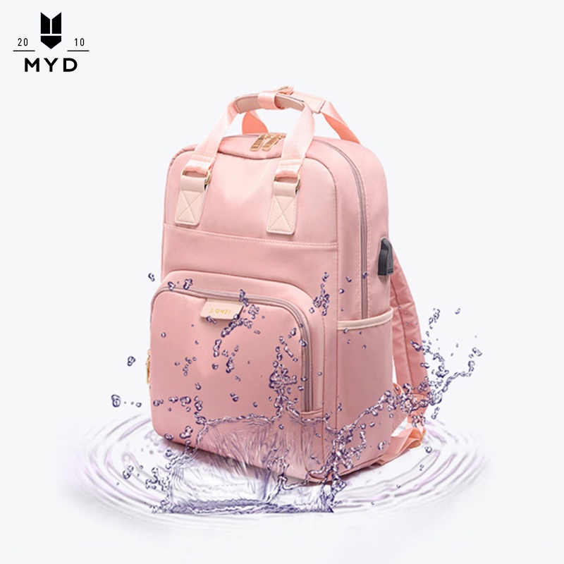 MYD Laptop backpack 16 inch school bag doughnut backpack USB charging ...