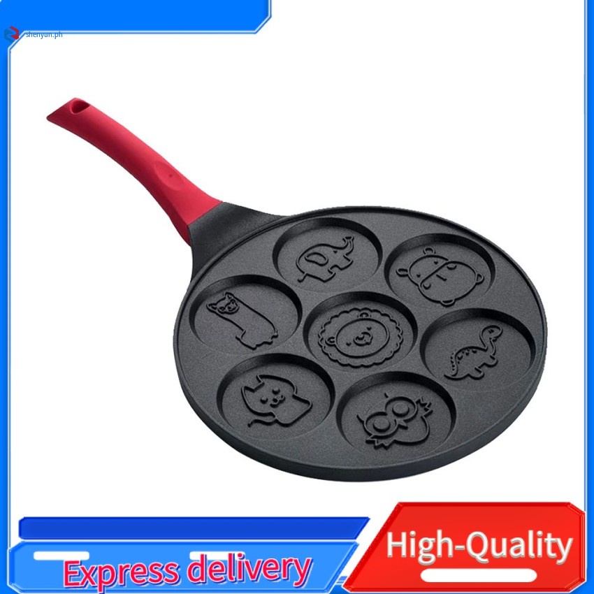 Aluminum Alloy Frying Pan Non-stick Breakfast Pot Fried Face Animal ...