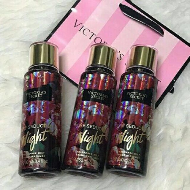 Pure seduction Night Victoria's secret Fragrance mist with US Barcode ...
