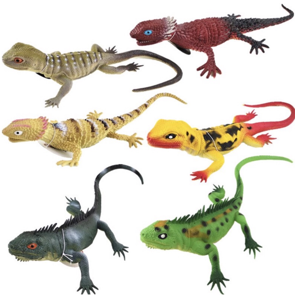 12inches Simulation Lizard Squeak Children's Novelty Toy Soft Rubber ...