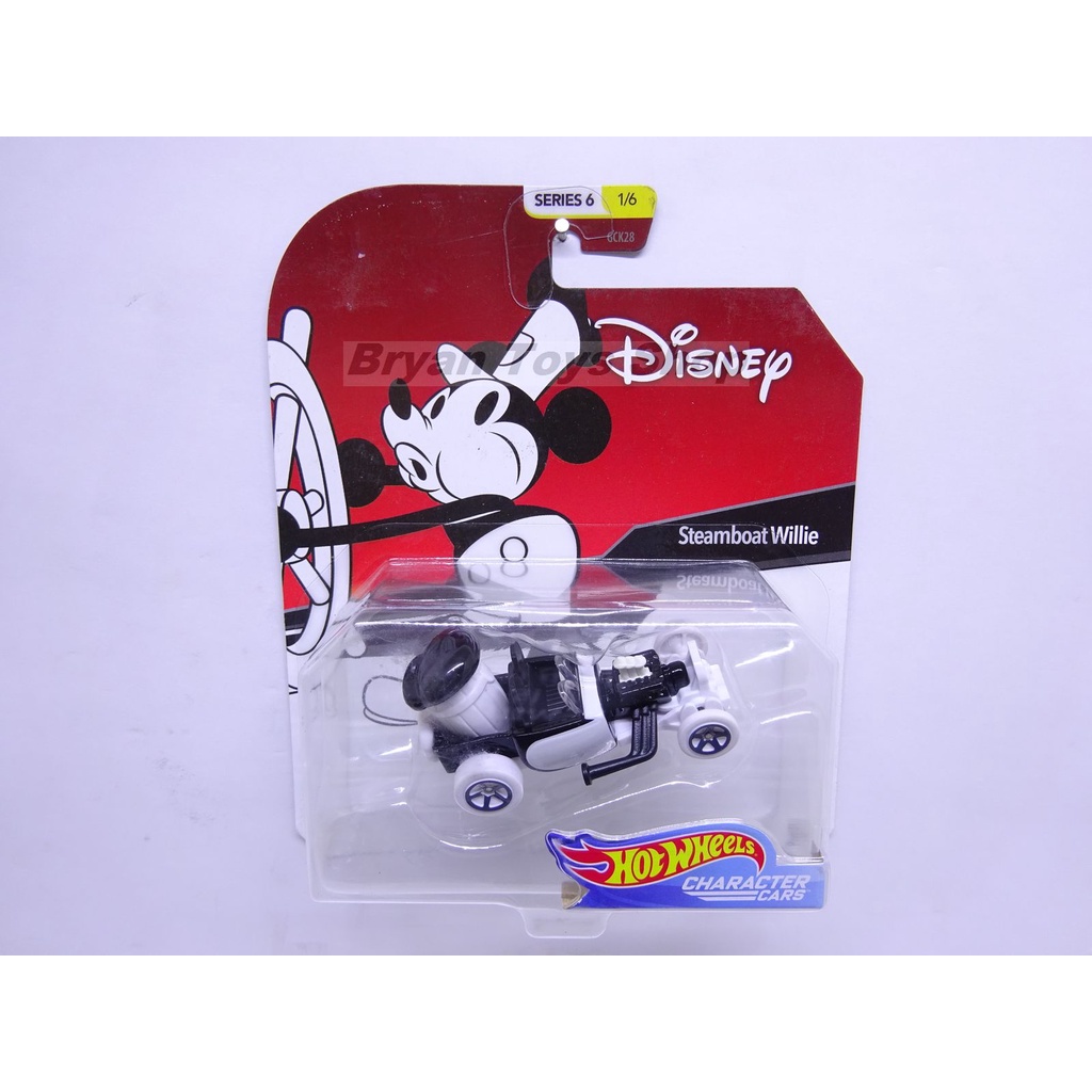 Hot Wheels Character Cars Disney Mickey Mouse Steamboat Willie | Shopee ...
