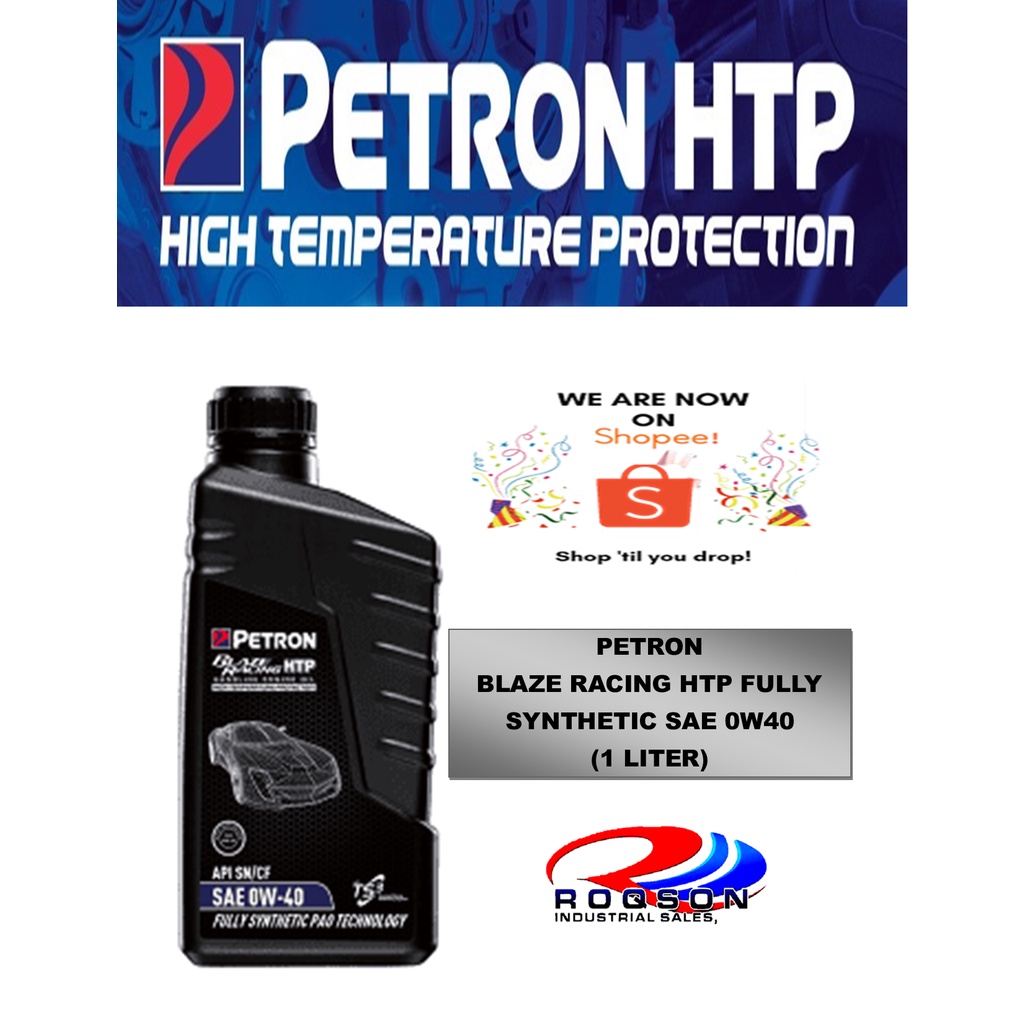 PETRON BLAZE RACING HTP FULLY SYNTHETIC 0W-40 (1 LITER) | Shopee ...