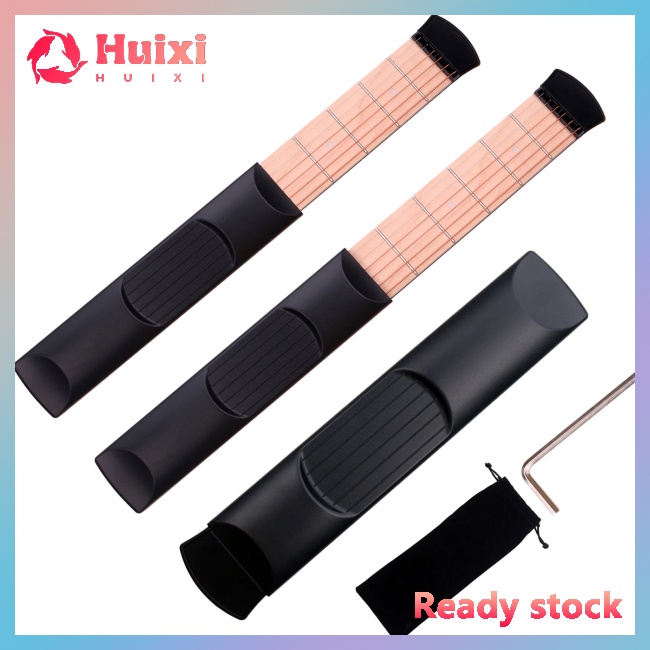 Hui Pocket Acoustic Guitar Practice Tool Left-handed Chords Trainer 4 ...