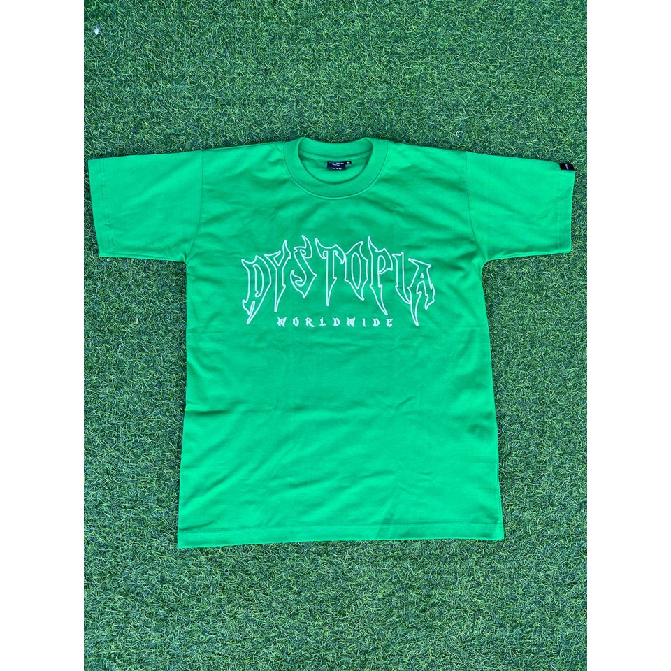 Dystopia® "Valen Embossed Tee" Dark Milo Green Colorway | Shopee ...