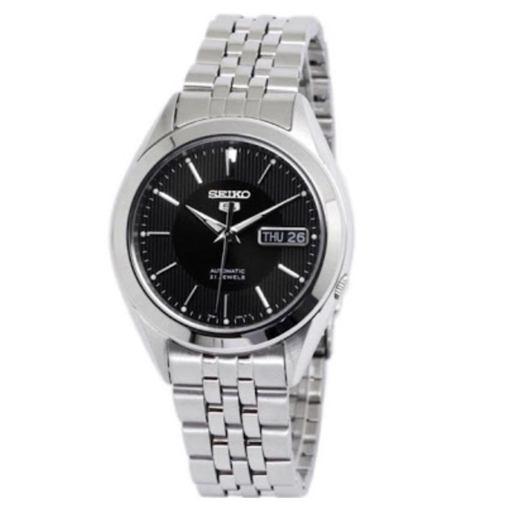 Seiko 5 Sports SNKL23K1 Black Dial Stainless Steel Strap Men's Watch ...