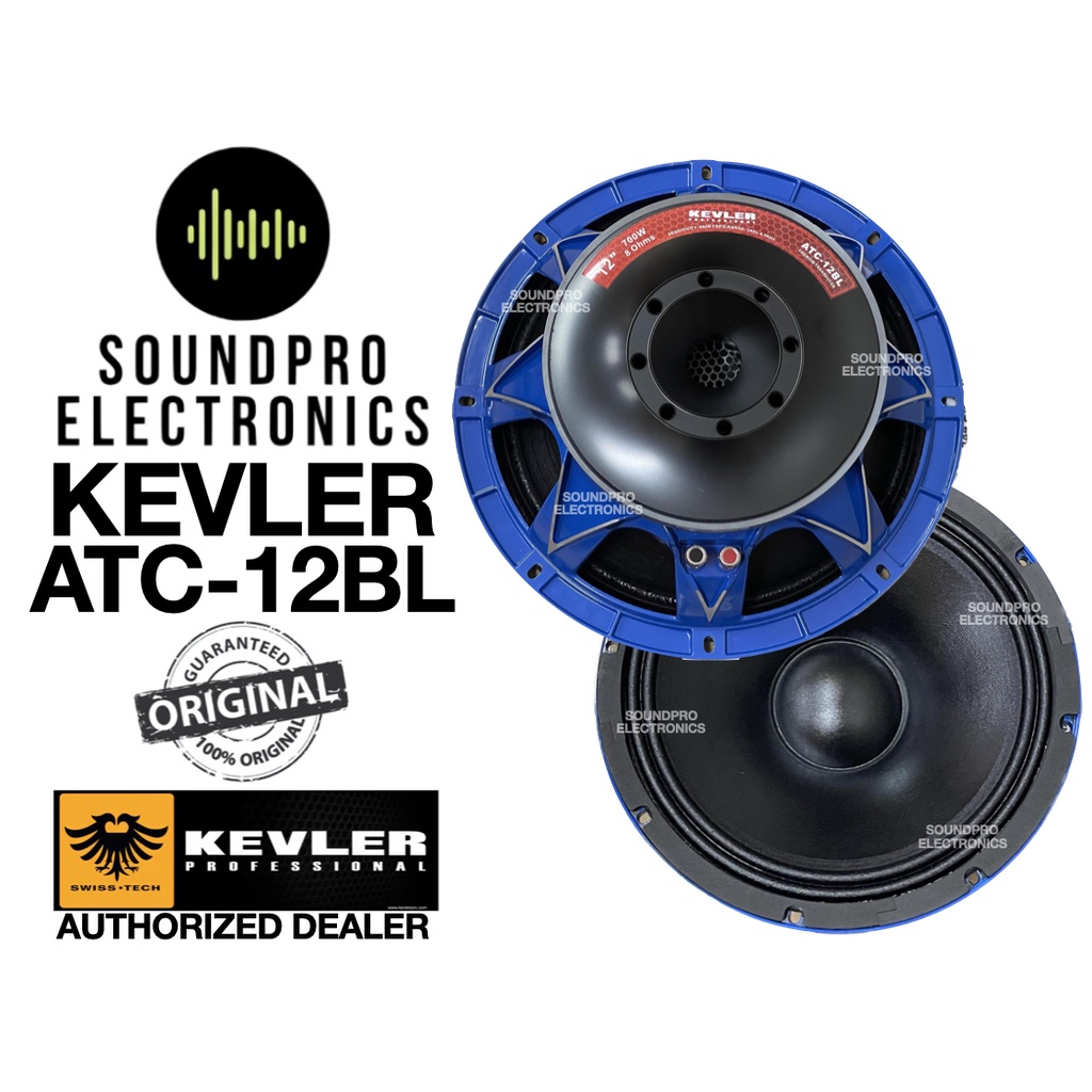 Kevler ATC-12BL 12” 700watts Professional Driver Premium Transducer ...