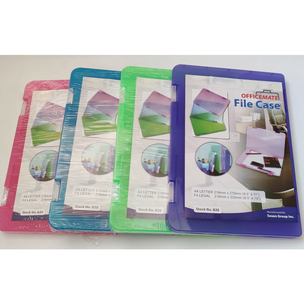 Plastic #820 Document File Case 8"x13" A4 BOND YELLOW PAD Short Folder ...