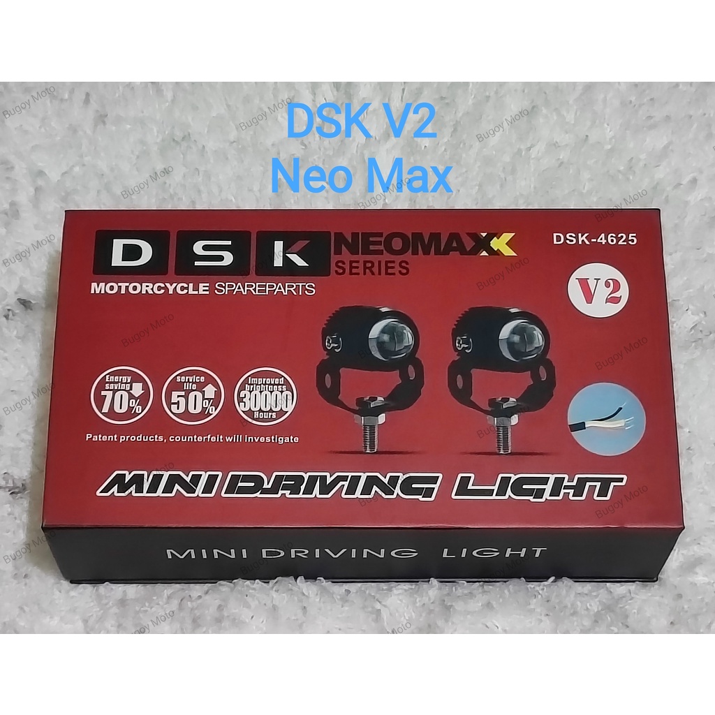 Mini Driving Light DSK Neomax V2 WHITE / YELLOW / WHITE AND YELLOW 4 ...