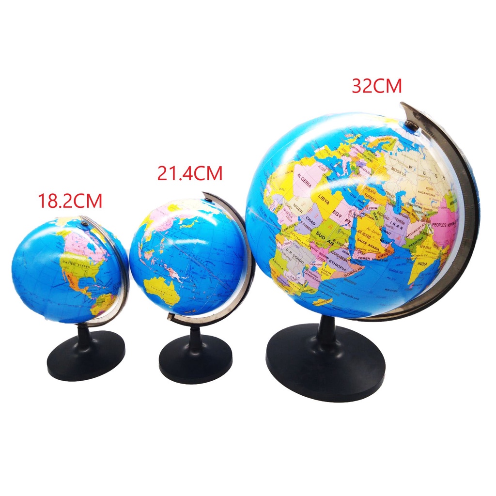 10.6cm World Map Globe rotating Map | Shopee Philippines