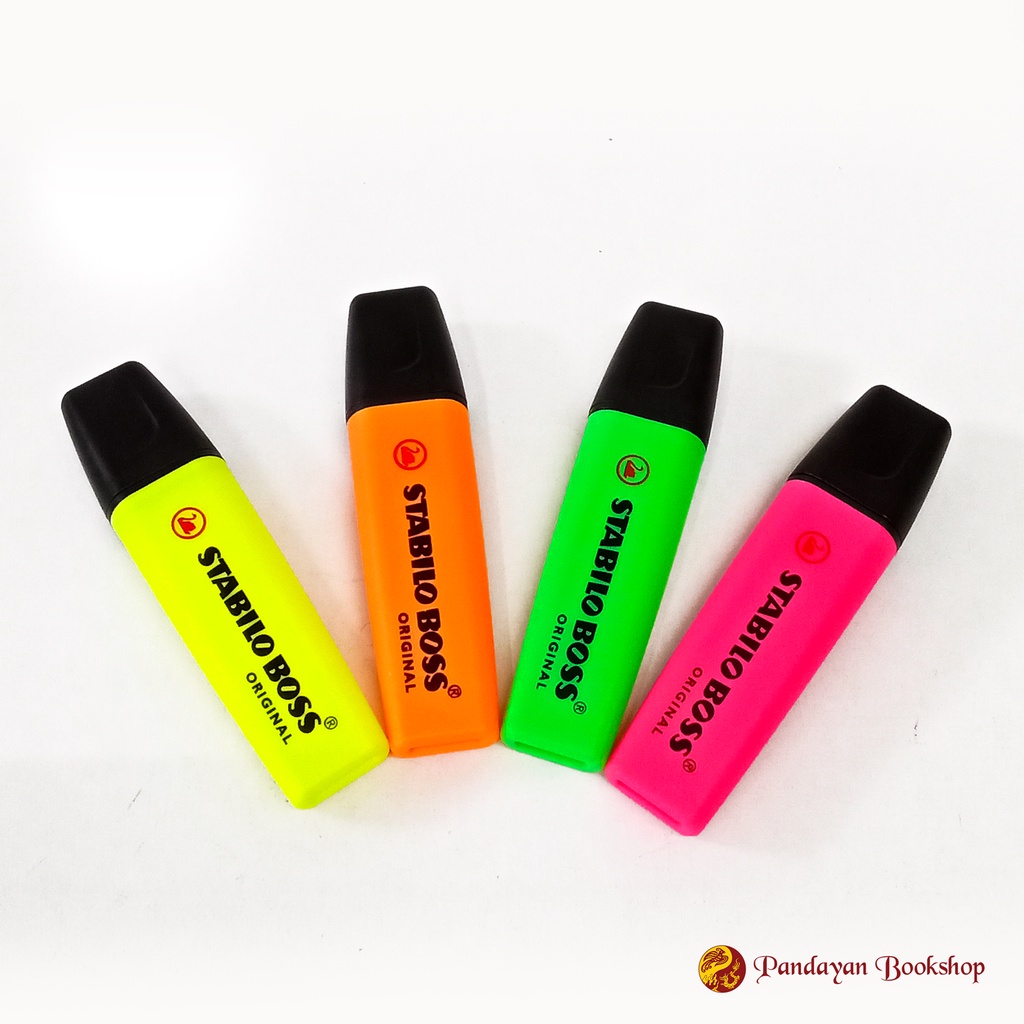 Stabilo Boss Original Highlighter 4s in Ziplock | Shopee Philippines