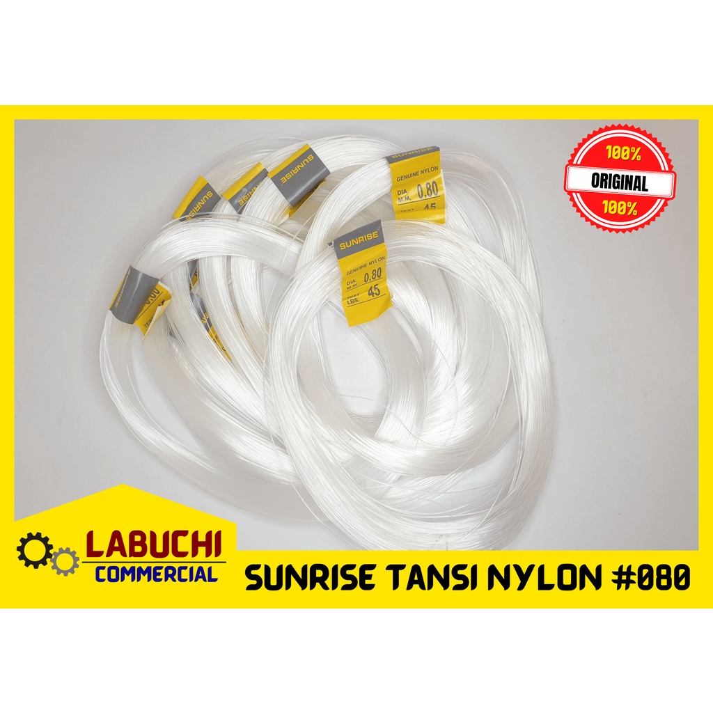 NYLON, TANSI 0.80mm DIAMETER 1 Roll | SUNRISE BRAND | Shopee Philippines