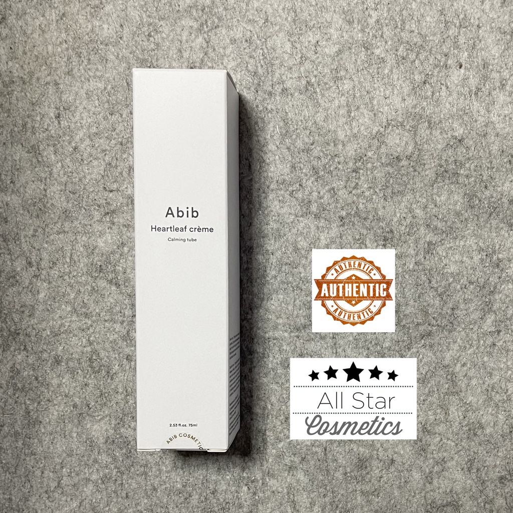 Abib Heartleaf creme Calming Tube 75ml | Shopee Philippines