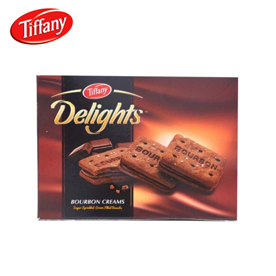 TIFFANY Delights Bourbon Creams Sugar Sprinkled Cream Choco Filled ...