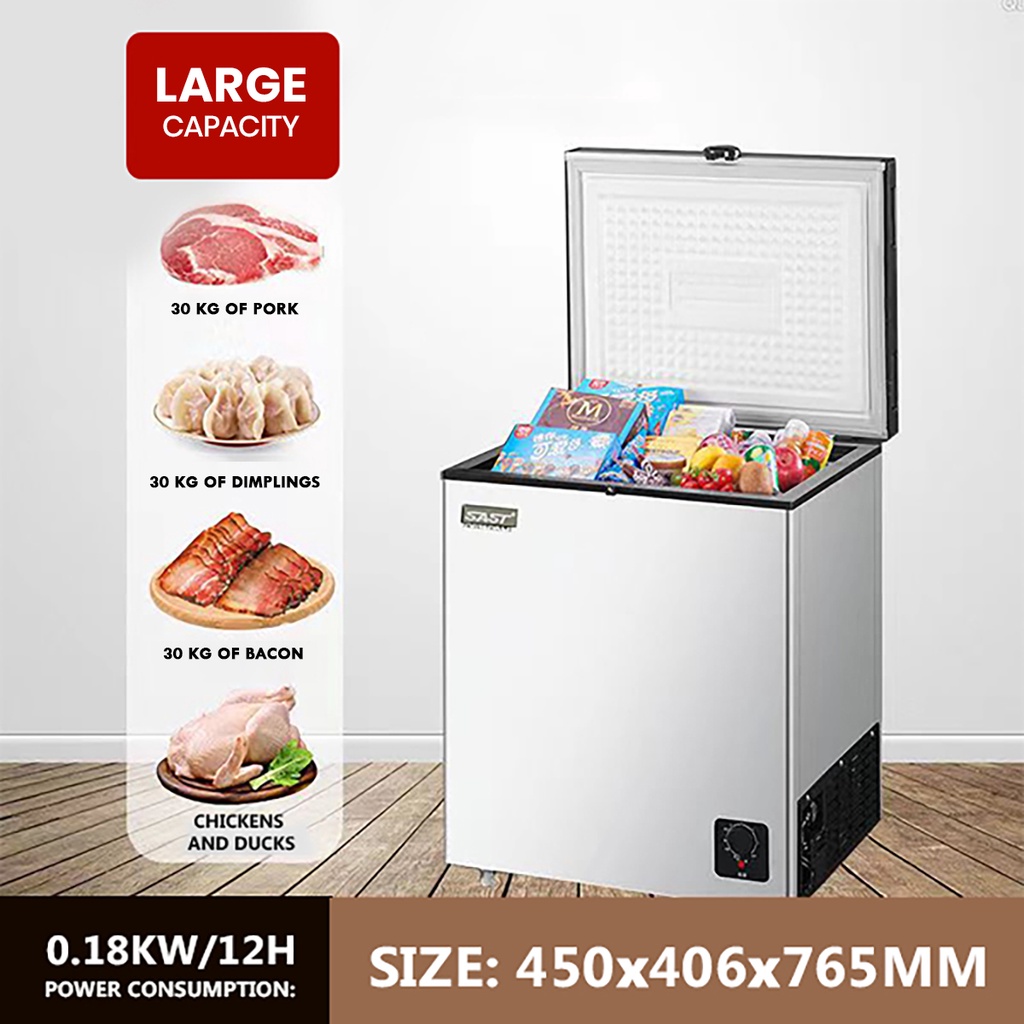 Multifunction Chest Freezer Cooler Refrigerator Mini Freezer Upright ...
