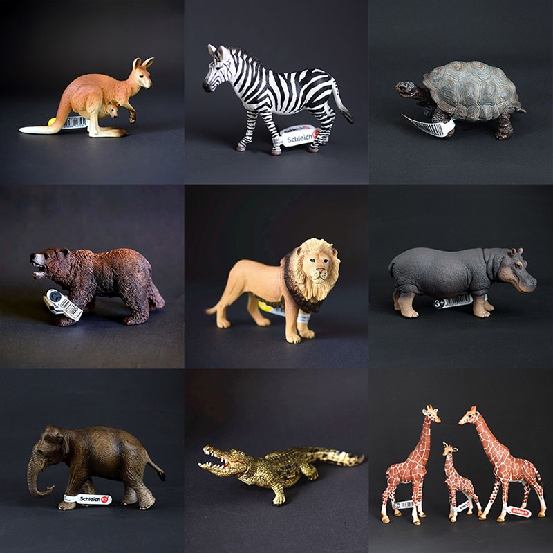 German Sile Genuine Simulation Animal Model Crocodile Giraffe Kangaroo ...