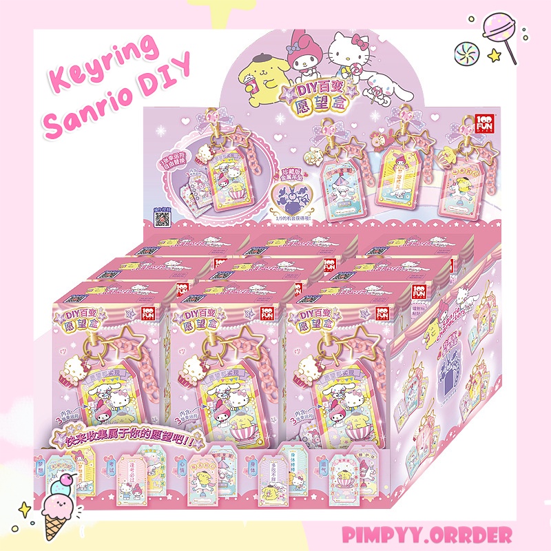 [Blindbox Blind Box] Lucky Sanrio DIY Keychains Set (Random) | Shopee ...