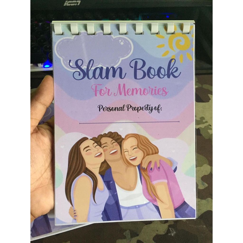 SlamBook (Girls) Batang 90's favorite | 5 x 7 inches | Journal ...