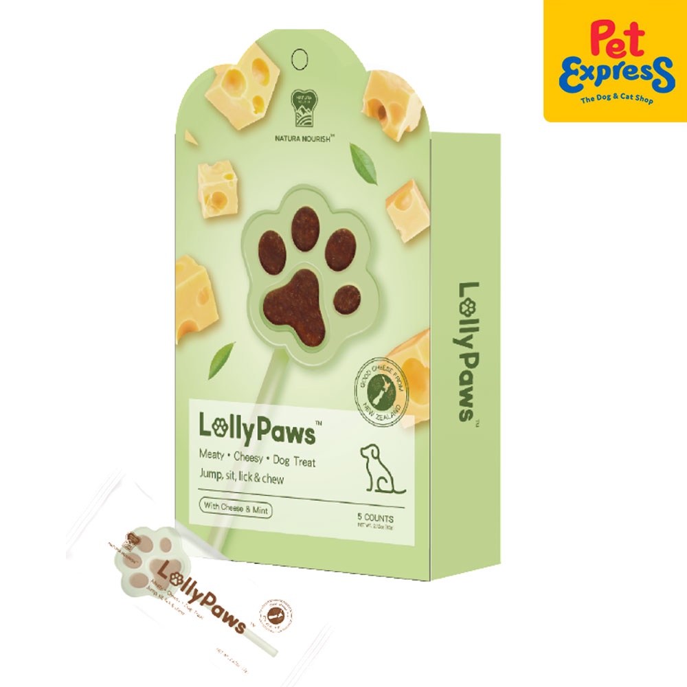 Natura Nourish Lolly Paws Cheese and Mint Dog Treats 60g | Shopee ...