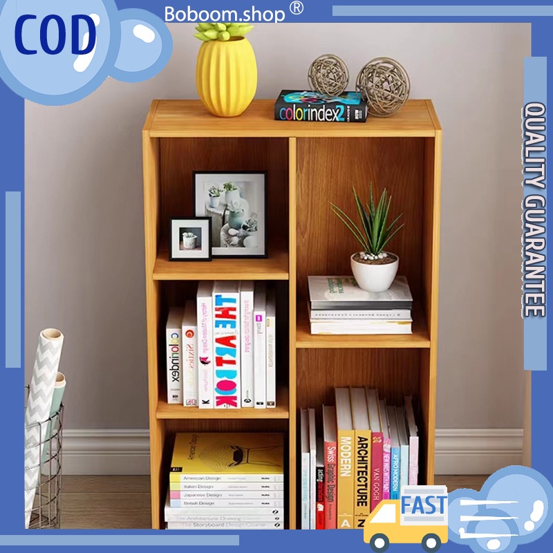 COD Multi-layer Bookcase Cabinet Book Shelf Display Rack Floor Storage ...