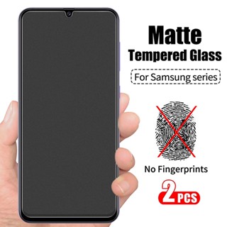 2Pcs Matte Tempered Glass Samsung Galaxy A56 A36 A06 A16 A05 A05S A15 A25 A35 A02 A02S A03 A03S ...