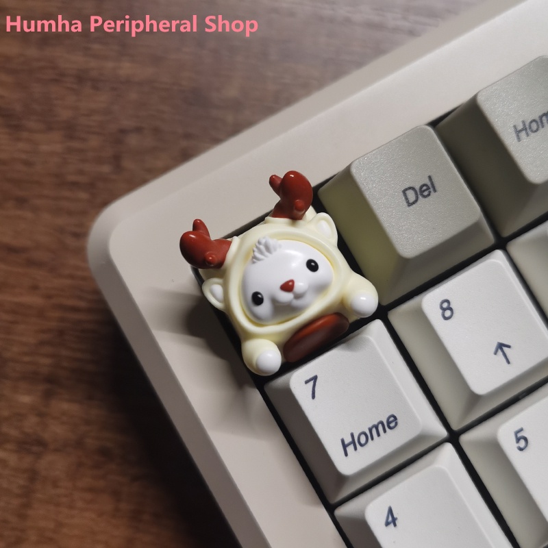 Humha Artisan keycap Animals keycap Hand made Resin keycap mechanical ...