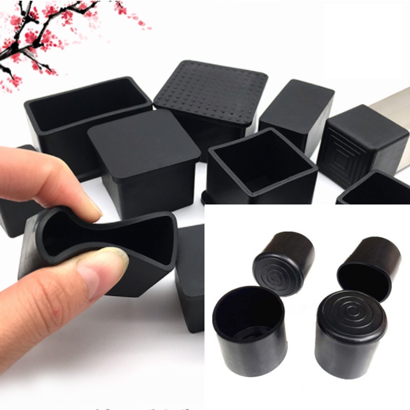 FSF Black Rubber Footing Round Tube Tubular Funitures | Shopee Philippines