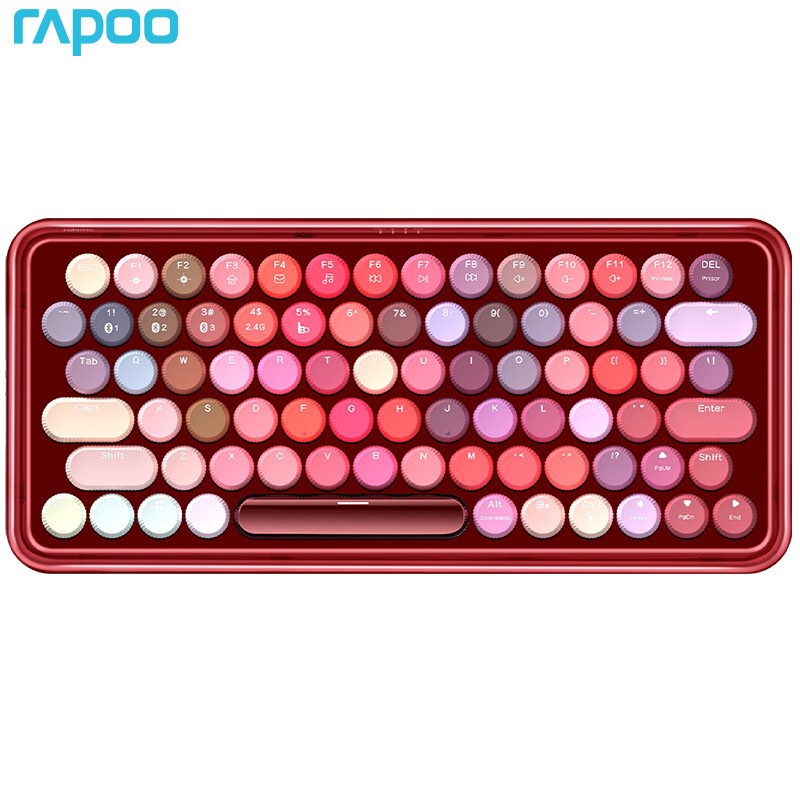 Rapo Ralemo Pre5 Dot Bluetooth wireless Keyboard Macron color multimode ...