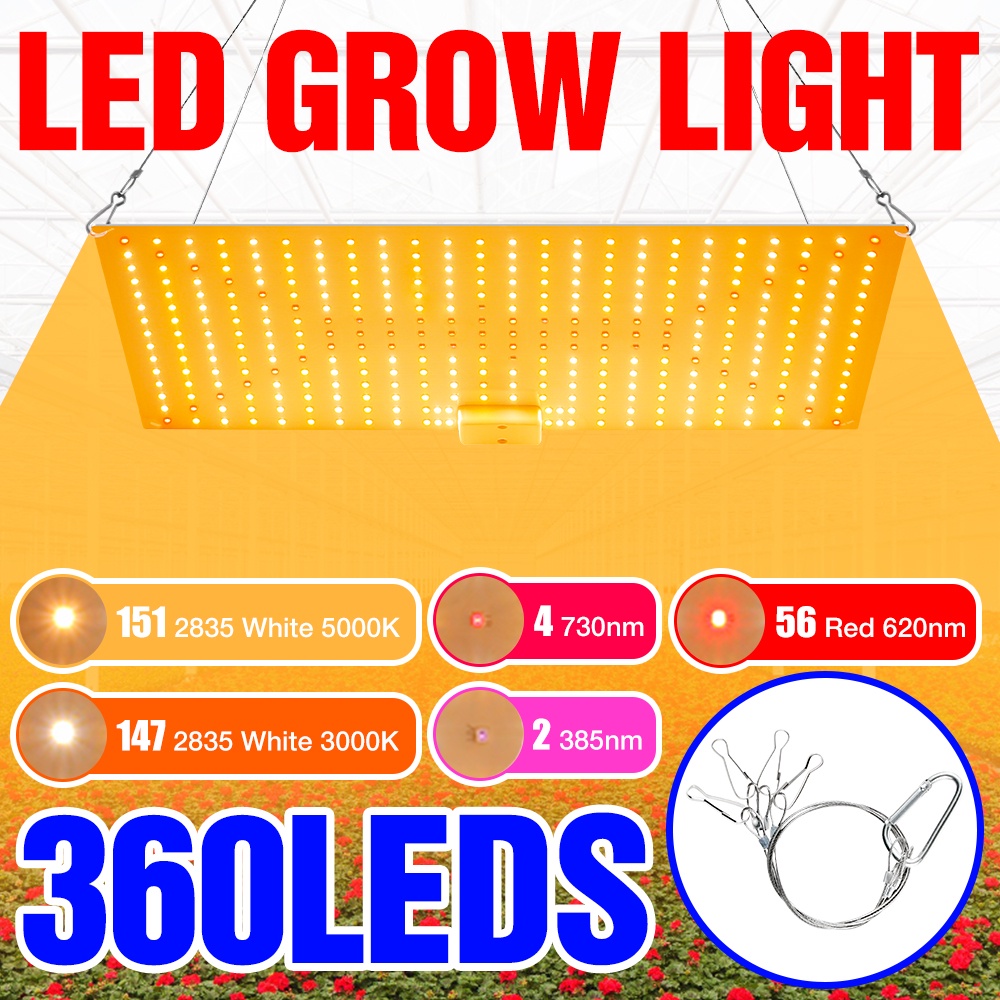 3000W Plant Lamp LED Full Spectrum Grow Light 220V Growth Light ...