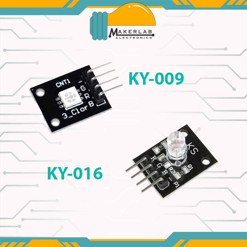 KY-009 SMD RGB LED Module | KY-016 RGB Module DIP type Sensor Module ...