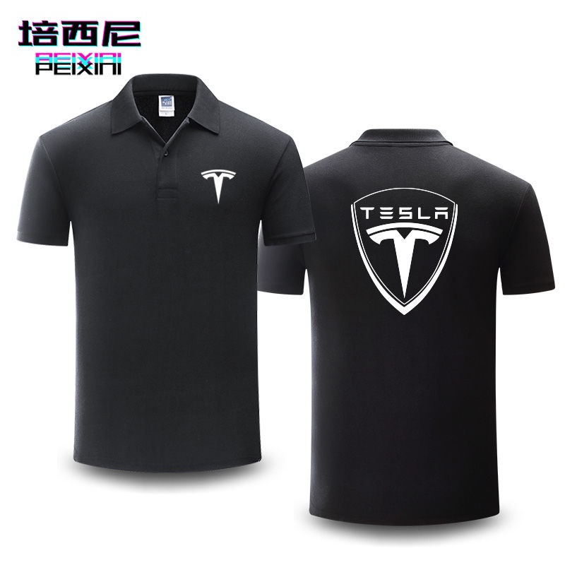 Tesla car shop custom work clothes short-sleeved MODEL S MODEL3 MODEL X ...